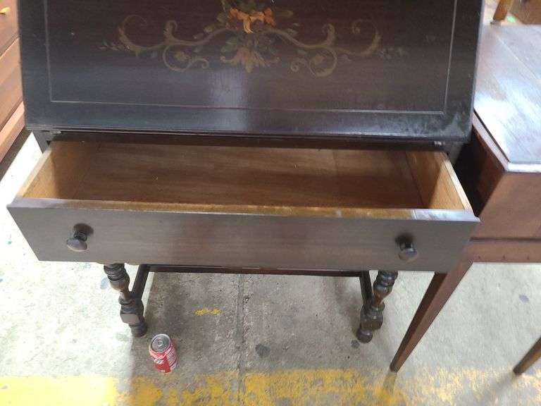 Depression-era one-piece secretary desk - Dixon's Auction at Crumpton