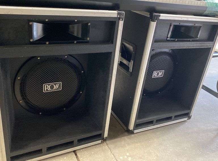 Ross Systems Commercial Series speakers, unverified. - Dixon's Auction ...