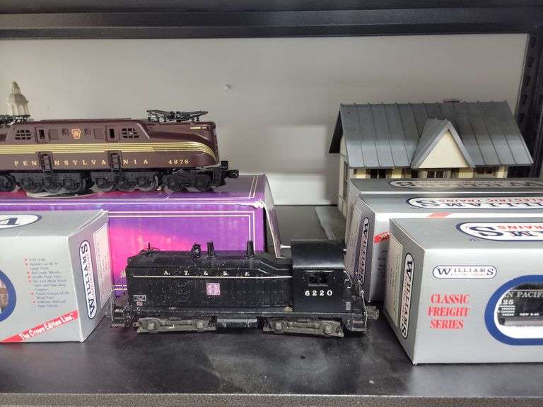 Lot Railroad Train Engine & Cars Williams Classic Freight Series ...