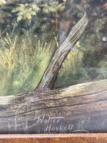 Print after Walter Haskell Hinton - Dixon's Auction at Crumpton