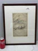 Ernest D. Roth artist-signed etching, probably New York City - Dixon's ...
