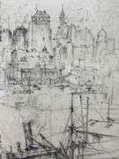 Ernest D. Roth artist-signed etching, probably New York City - Dixon's ...