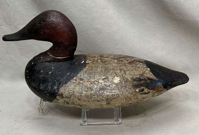 George Washington Jackson Perryville MD canvasback duck decoy branded G ...