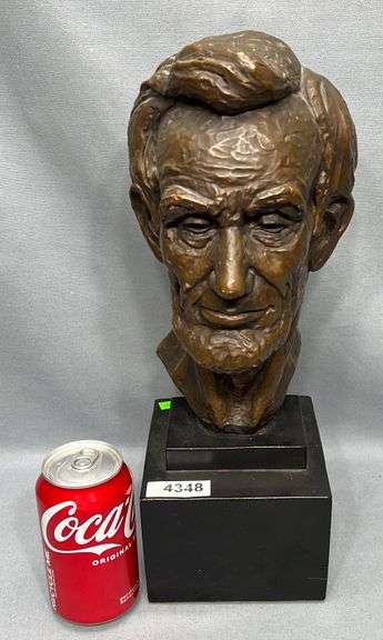 Vintage Abraham Lincoln bust - Dixon's Auction at Crumpton