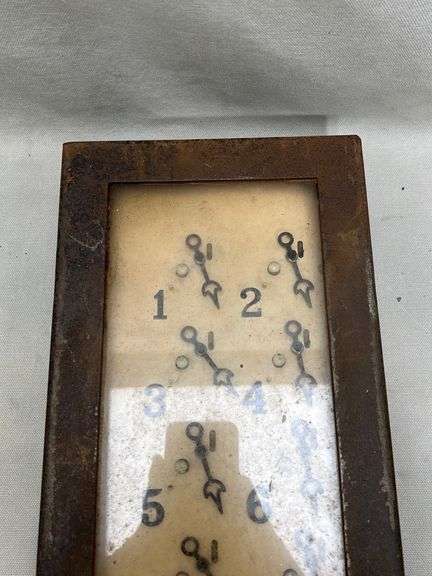Antique floor level indicator - Dixon's Auction at Crumpton