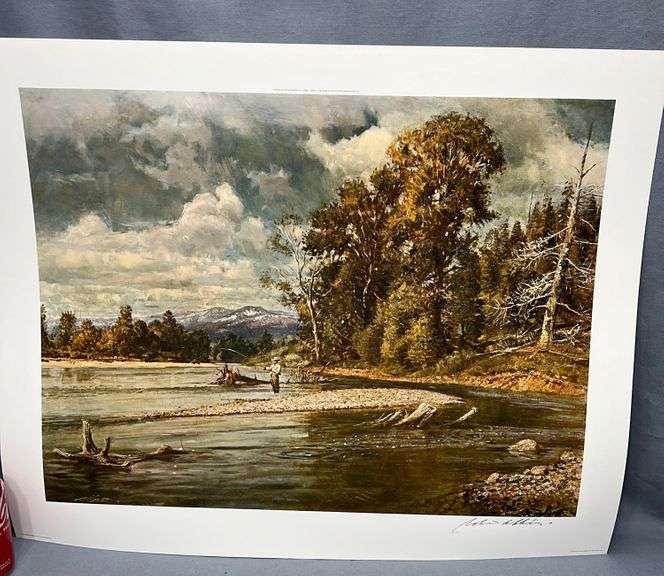 10 Robert Abbett pencil signed prints - Dixon's Auction at Crumpton