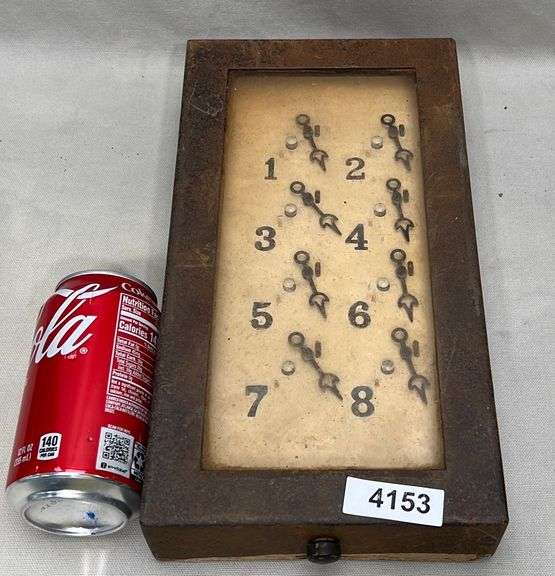 Antique floor level indicator - Dixon's Auction at Crumpton