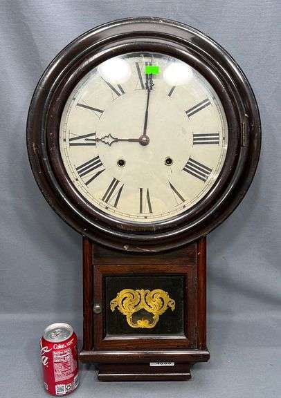 Antique Welch, Spring, & Co wall regulator clock - Dixon's Auction at ...