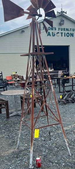 Lg metal garden decor weathervane - Dixon's Auction at Crumpton