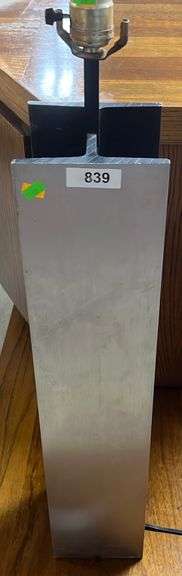 MCM steel beam lamp - Dixon's Auction at Crumpton