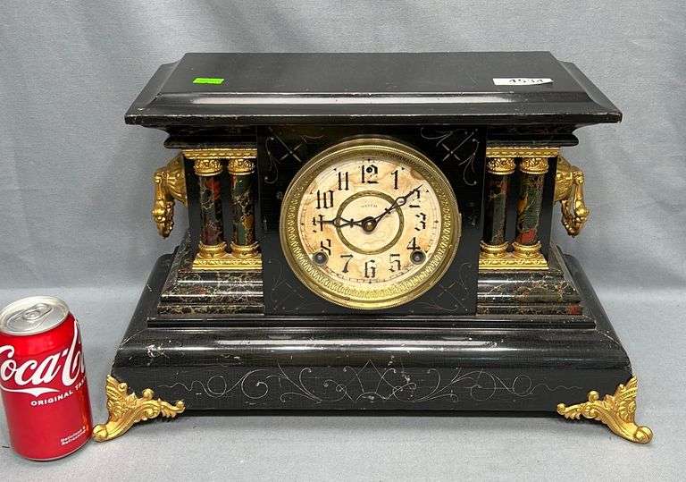 Antique Welch mantle clock - Dixon's Auction at Crumpton