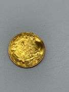 1868 1 dollar gold coin with bend - Dixon's Auction at Crumpton