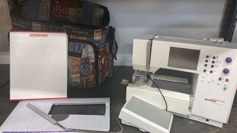 Lot Bernina Artista 180 Sewing Machine - Dixon's Auction at Crumpton