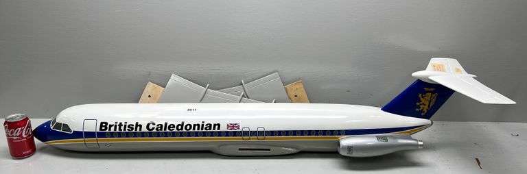 British Caledonian airplane model - Dixon's Auction at Crumpton