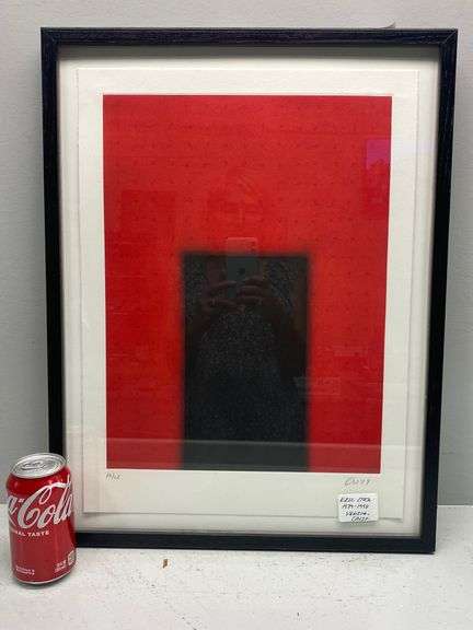 Eric Orr California Op-Art artist-signed print - Dixon's Auction at ...