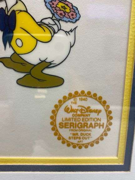 Walt Disney serigraph - Dixon's Auction at Crumpton