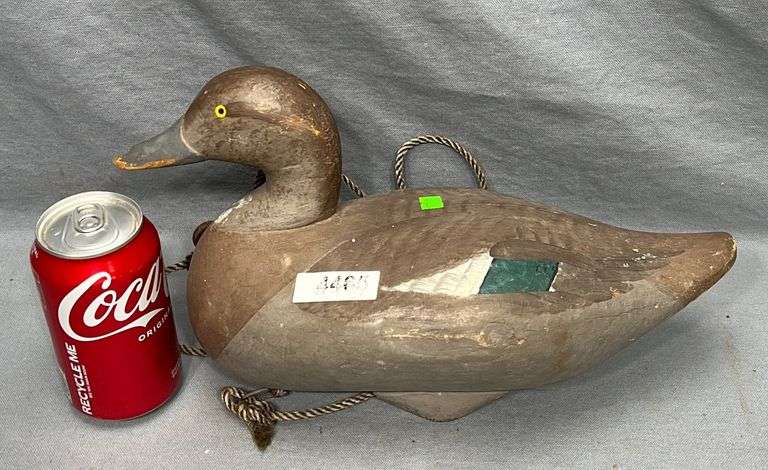 Madison Mitchell teal working decoy signed GWK - Dixon's Auction at ...