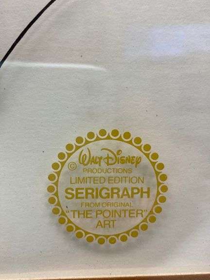 Walt Disney serigraph - Dixon's Auction at Crumpton