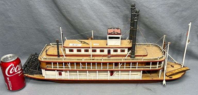 River boat model-As-Is - Dixon's Auction at Crumpton