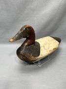 Sam Barnes Havre de Grace MD canvasback duck decoy in original paint ...