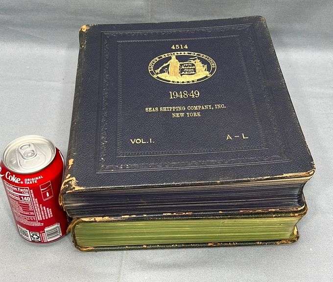 1948 Lloyd's Register of Shipping books-2 volumes - Dixon's Auction at ...