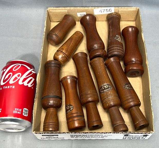 Lot of vintage game calls - Dixon's Auction at Crumpton