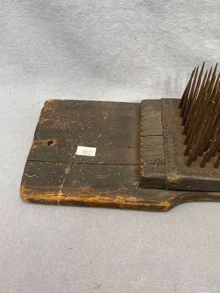 Antique flax hatchel - Dixon's Auction at Crumpton