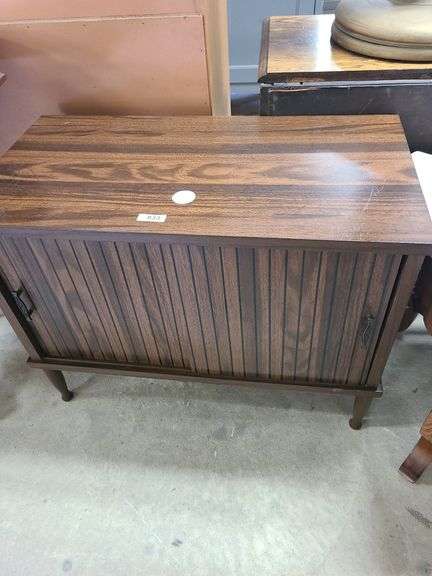 MCM sliding-door small credenza - Dixon's Auction at Crumpton