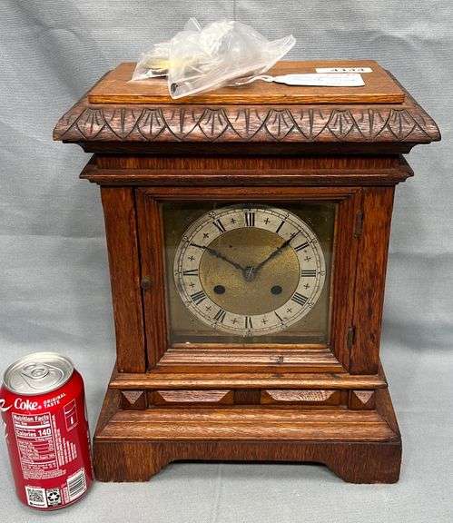 Antique German mantle clock - Dixon's Auction at Crumpton