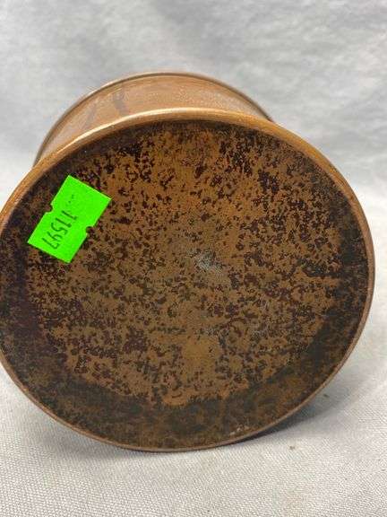 Rumidor hammered copper humidor - Dixon's Auction at Crumpton