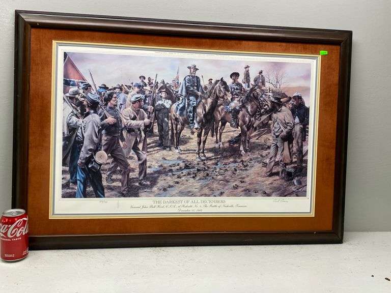 Rick Reeves print - Dixon's Auction at Crumpton