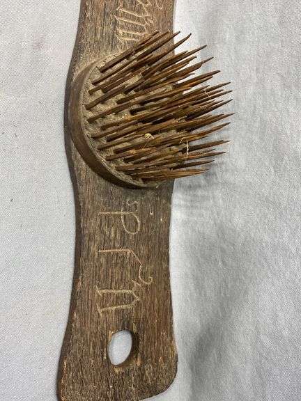 Antique flax hatchel - Dixon's Auction at Crumpton