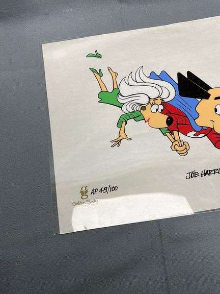 Joe Harris Underdog animation art - Dixon's Auction at Crumpton