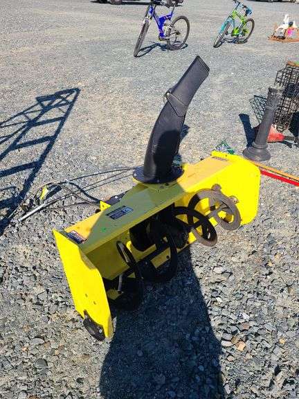 john deere snow blower attachment - Dixon's Auction at Crumpton