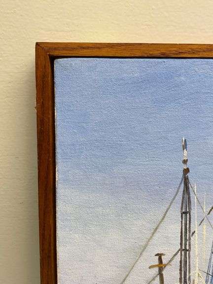 Thomas Booth Scallop Trawlers Cape May NJ oil painting - Dixon's ...