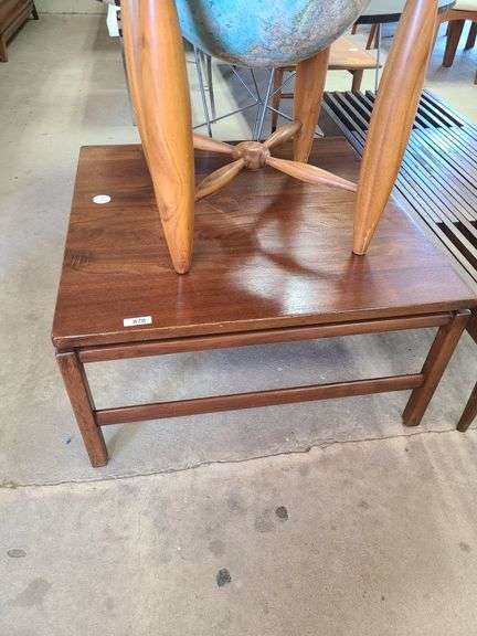MCM square coffee table - Dixon's Auction at Crumpton