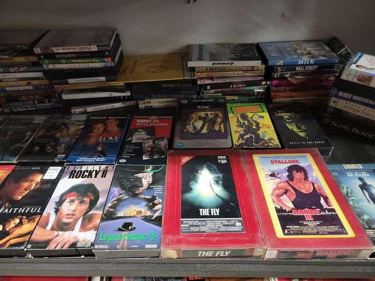 Collection of VHS Tapes - Dixon's Auction at Crumpton