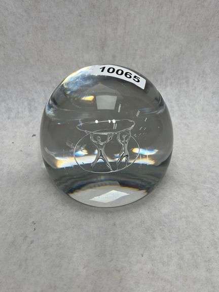Orrefors Ariel airtrap art glass paperweight sculpture - Dixon's ...