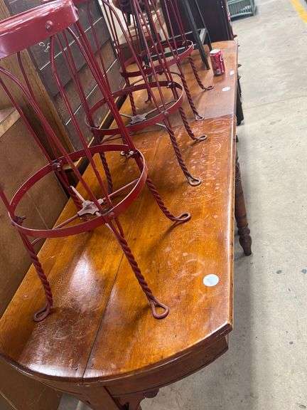 Pair Victorian wall tables - Dixon's Auction at Crumpton