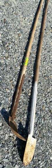 Well digging shovels - Dixon's Auction at Crumpton