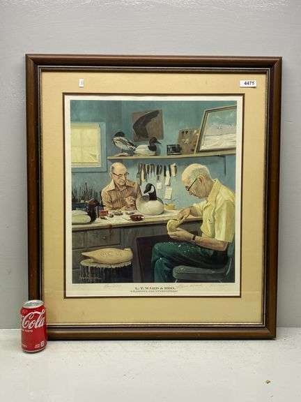 Steve and Lem Ward signed print - Dixon's Auction at Crumpton