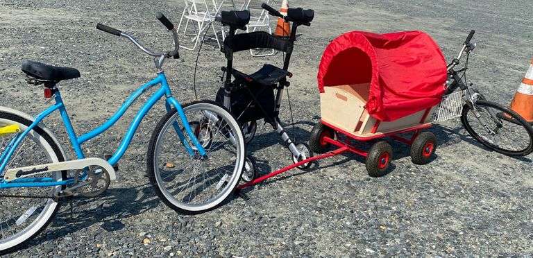 trek bike and wagon lot - Dixon's Auction at Crumpton