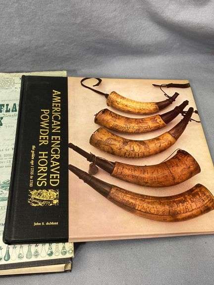 3 books relating to antique powder horns - Dixon's Auction at Crumpton