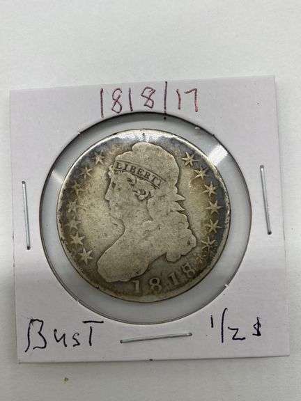 1818/17 Bust half - Dixon's Auction at Crumpton