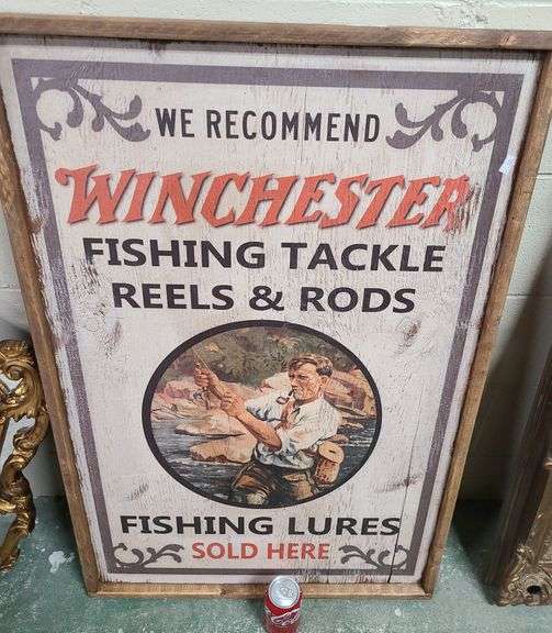 Reproduction sign - Dixon's Auction at Crumpton