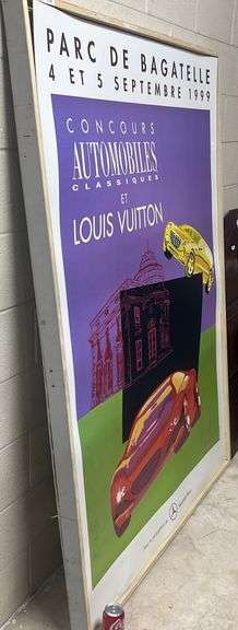 Large Classic Cars poster - Dixon's Auction at Crumpton