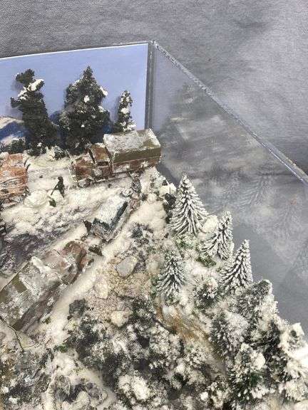 World War II diorama - Dixon's Auction at Crumpton