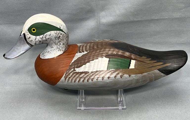 Charles Jobes widgeon duck decoy - Dixon's Auction at Crumpton