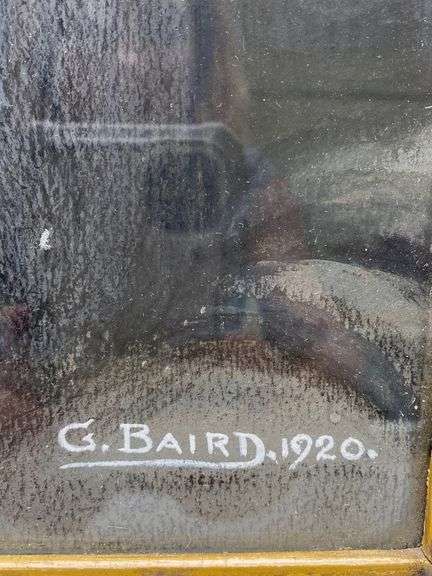 George Baird 1920 society portrait of Mr. David Glass - Dixon's Auction ...