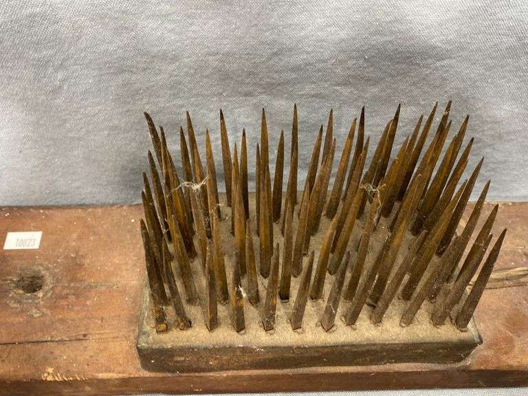 Antique flax hatchel - Dixon's Auction at Crumpton